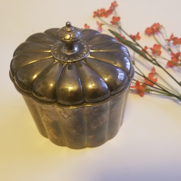Storage & Organization | Vintage Silverplate Trinket Jewelry Box | Poshmark